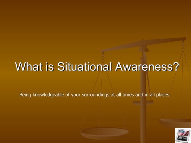 Situational Awareness | PPT