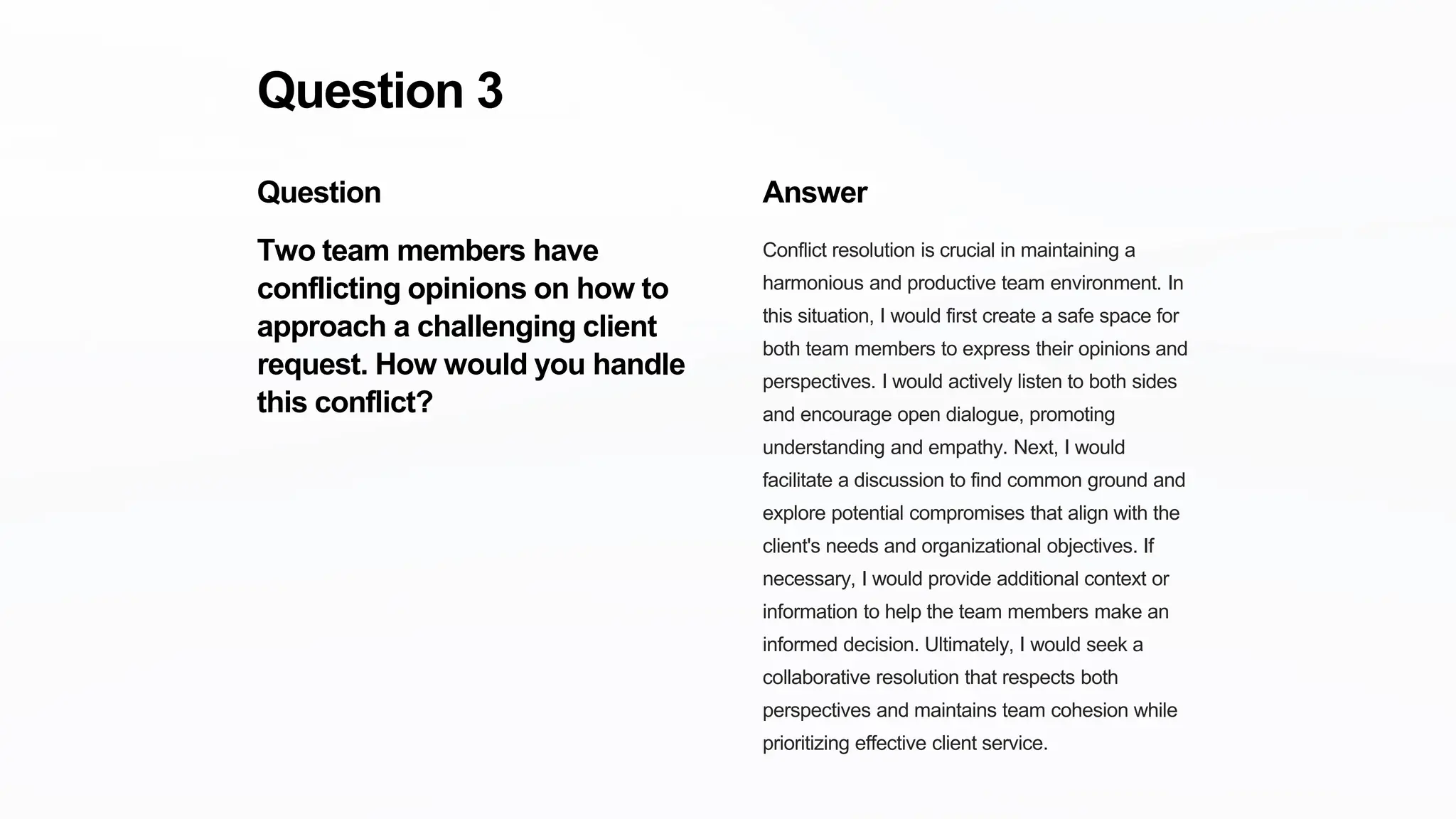 Situational Questions for Team Leader Interviews in BPO with Sample ...