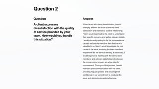 Situational Questions for Team Leader Interviews in BPO with Sample ...