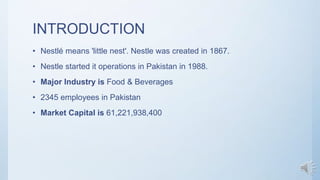 Situational analysis of nestle | PPTX