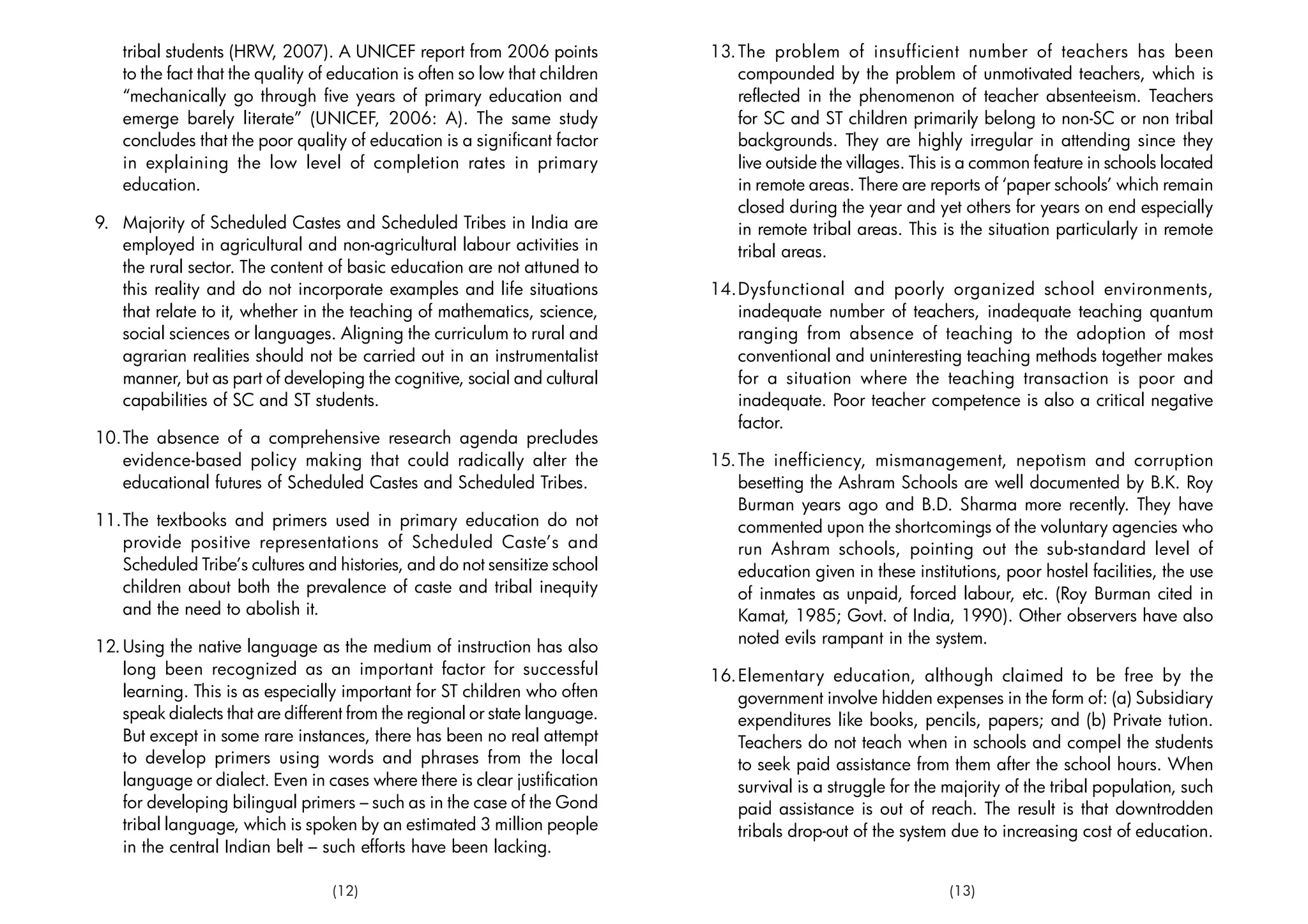 Situational analysis of SC and ST education in Gujarat | PDF