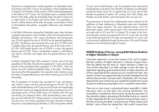 Situational analysis of SC and ST education in Gujarat | PDF