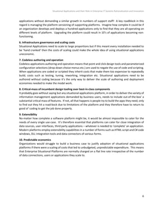 Situational applications and their role in enterprise it strategy | PDF
