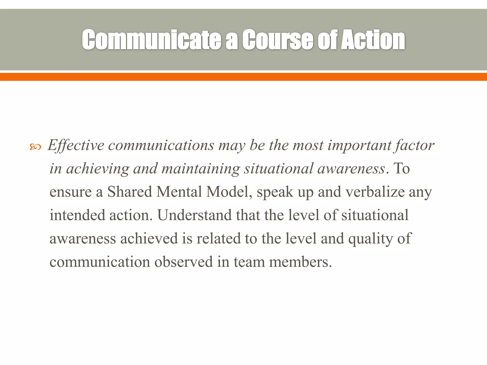Situational awareness | PPTX