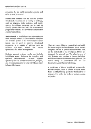 Situational Awareness | PDF