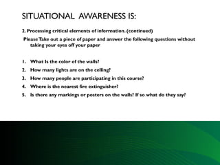 SituationalAwareness Occupational Safety .pptx