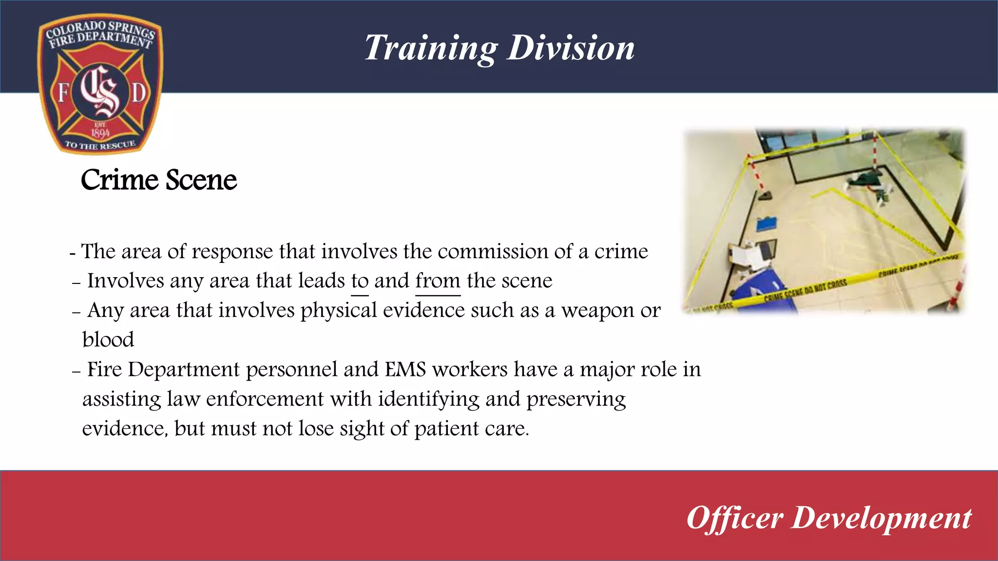 Situational awareness crime scenes | PPT