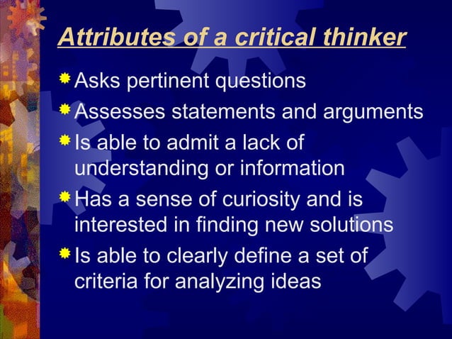 Situational awareness n critical thinking | PPT