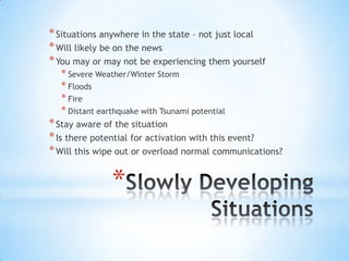 Situational awareness presentation | PPTX