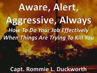 Firefighter Situational Awareness Powerpoint