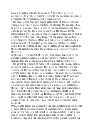 Situational crisis communication theory (SCCT).docx