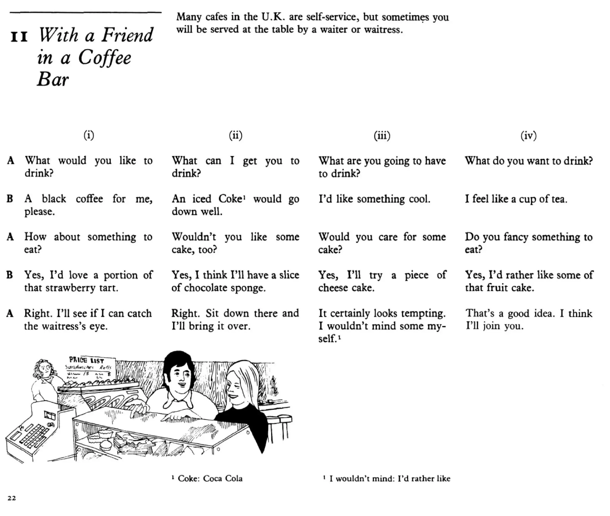 Situational dialogues eating | PDF