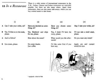 Situational dialogues eating | PPT