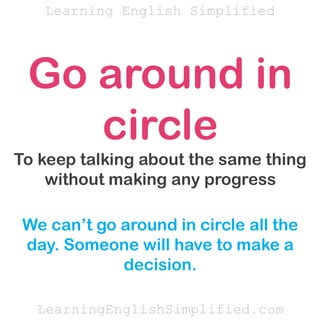 27 Situational idioms to describe different situations you are in | PDF