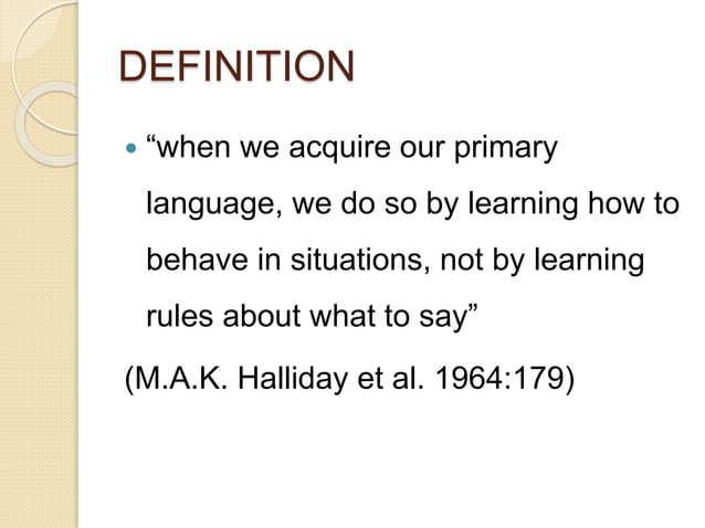 Situational language teaching | PPTX