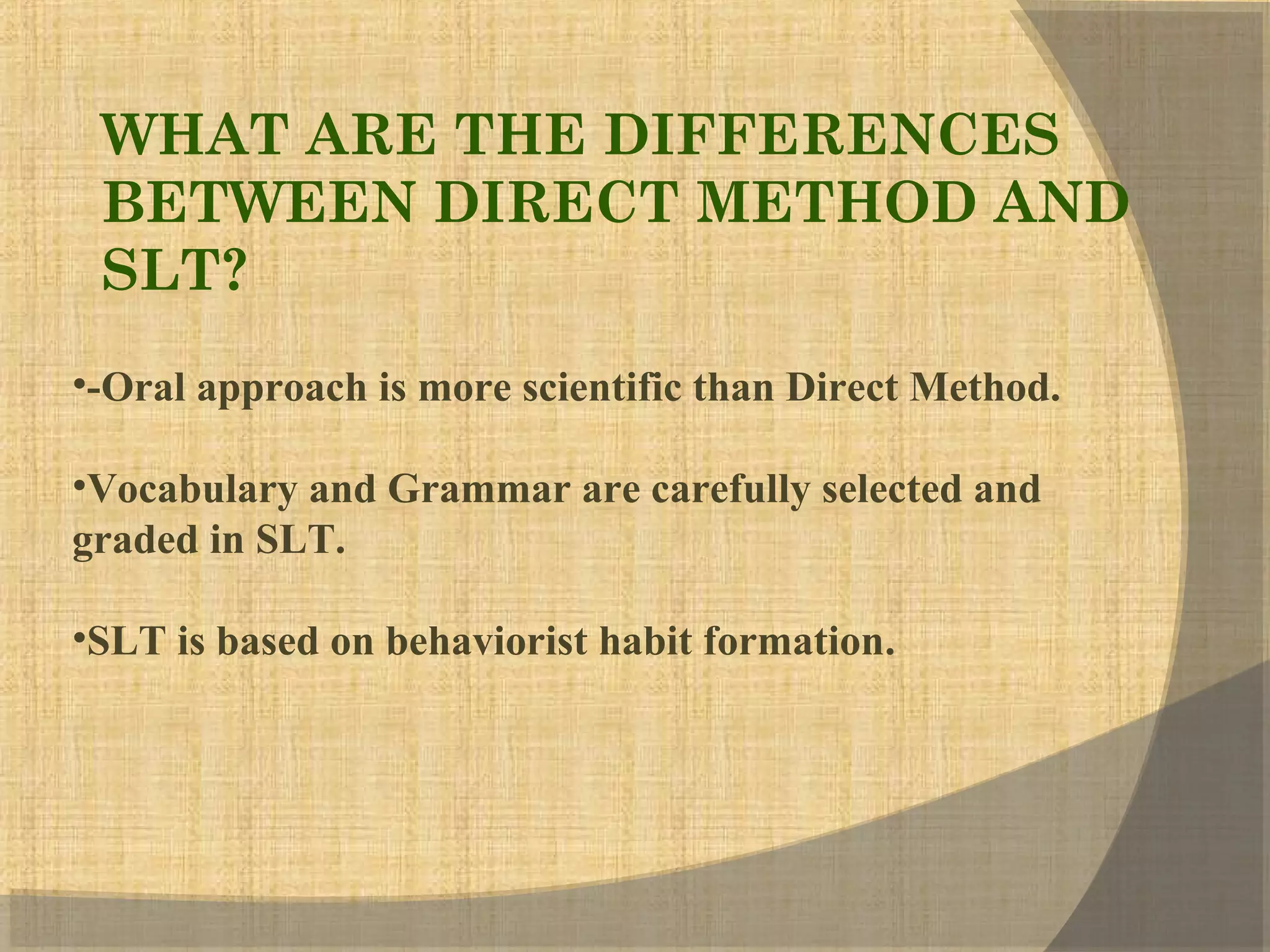 Situational language teaching | PPT
