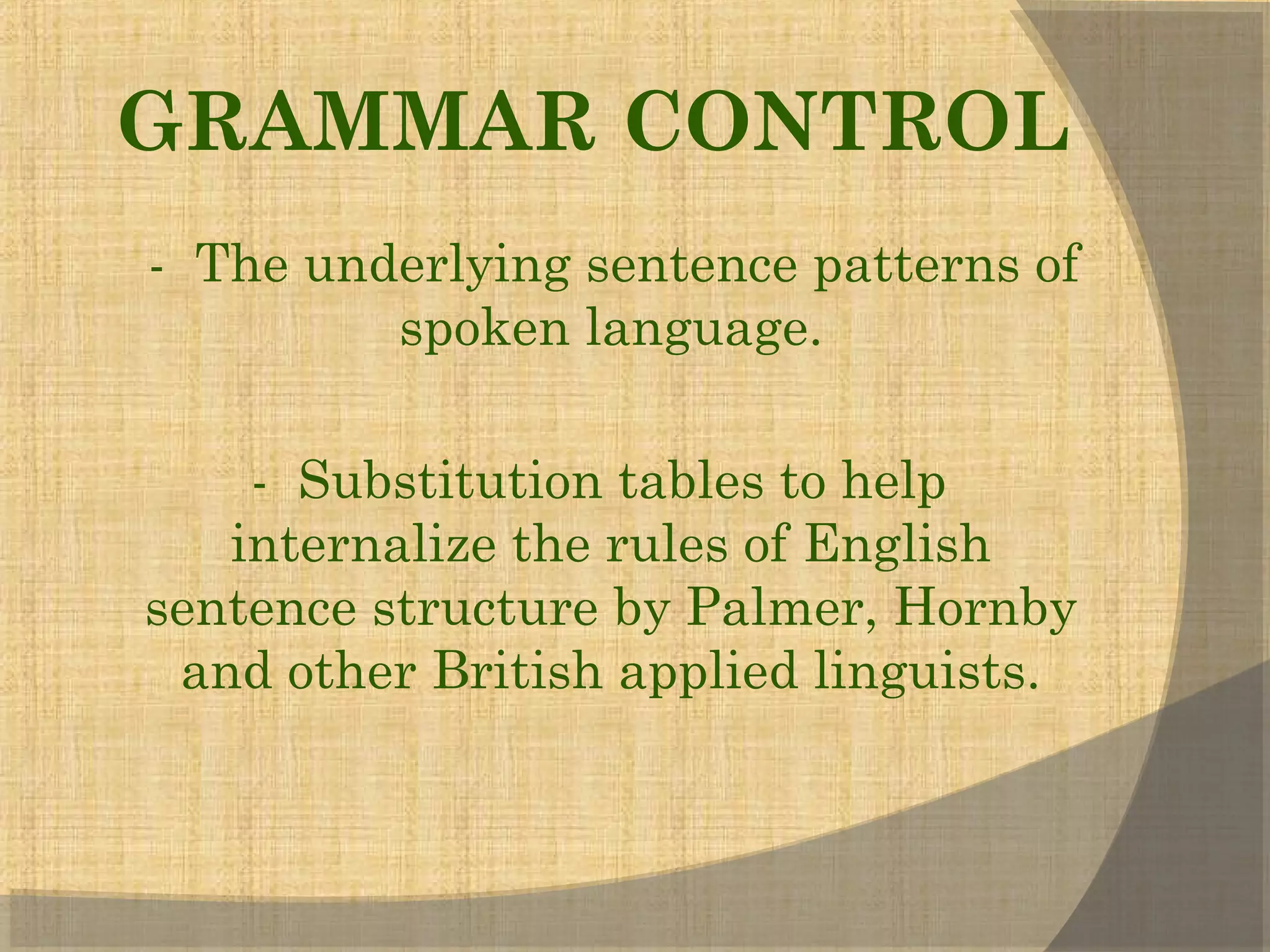 Situational language teaching | PPT