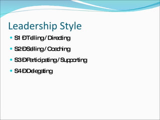Situational Leadership | PPT