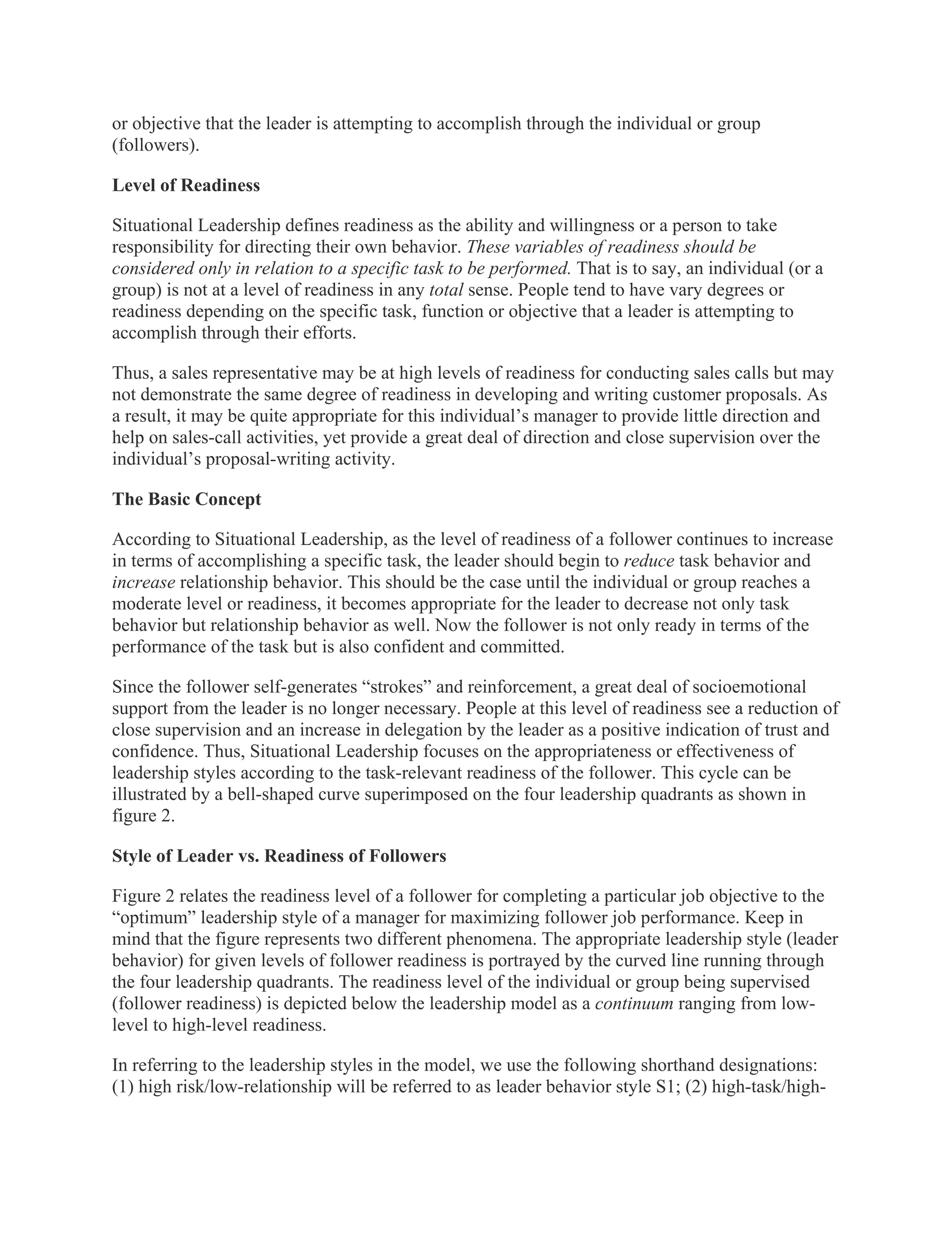Situational leadership | PDF