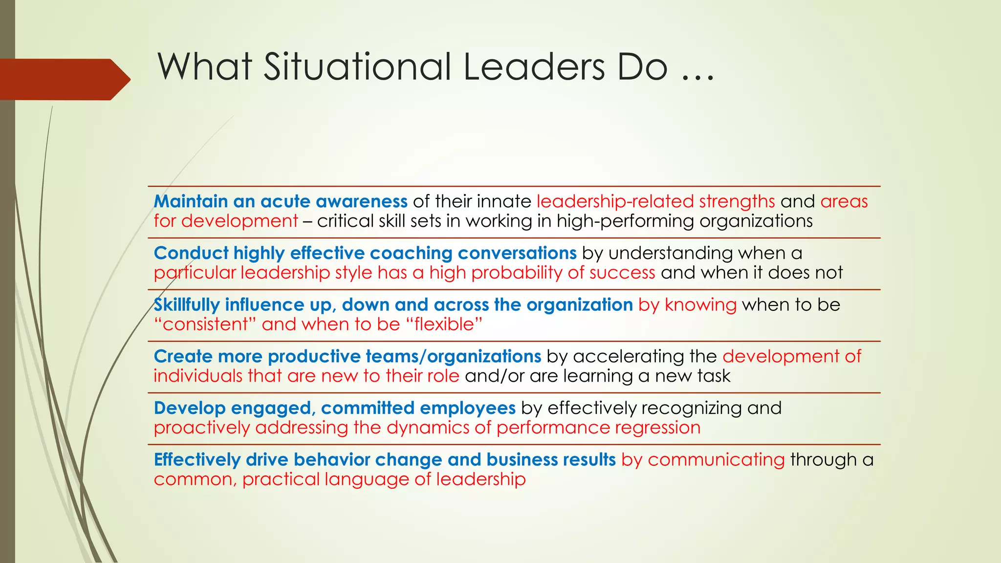 Situational leadership | PDF