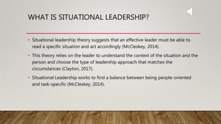 Situational leadership | PPTX