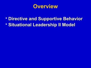 Situational Leadership presentation in s | PPT