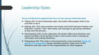 situational leadership theory by Misba Fathima S | PPTX | Business ...