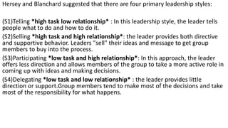 Situational leadership theory | PPT