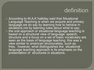 Situational learning teaching ppt | PPT