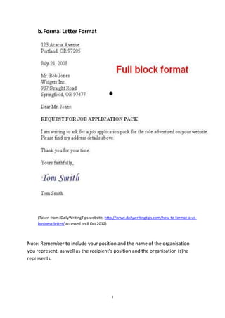Situational writing formats guidenotes(n lvl) | DOCX