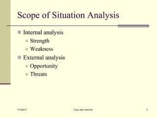 Situation analysis | PDF