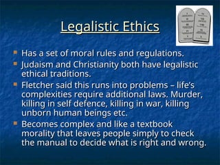 Situation Ethics principle powerpoint slide | PPT