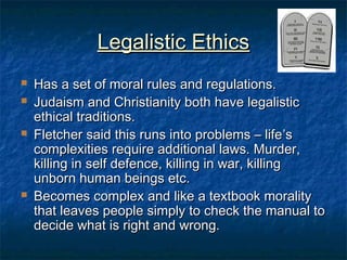 Situation ethics powerpoint | PPT