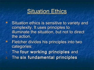 Situation ethics powerpoint | PPT