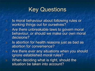 Situation ethics powerpoint | PPT