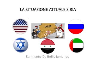 Situazione attuale in Siria | PPT