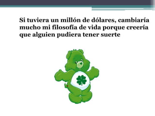 Si tuviera un millón de dólares | PPTX