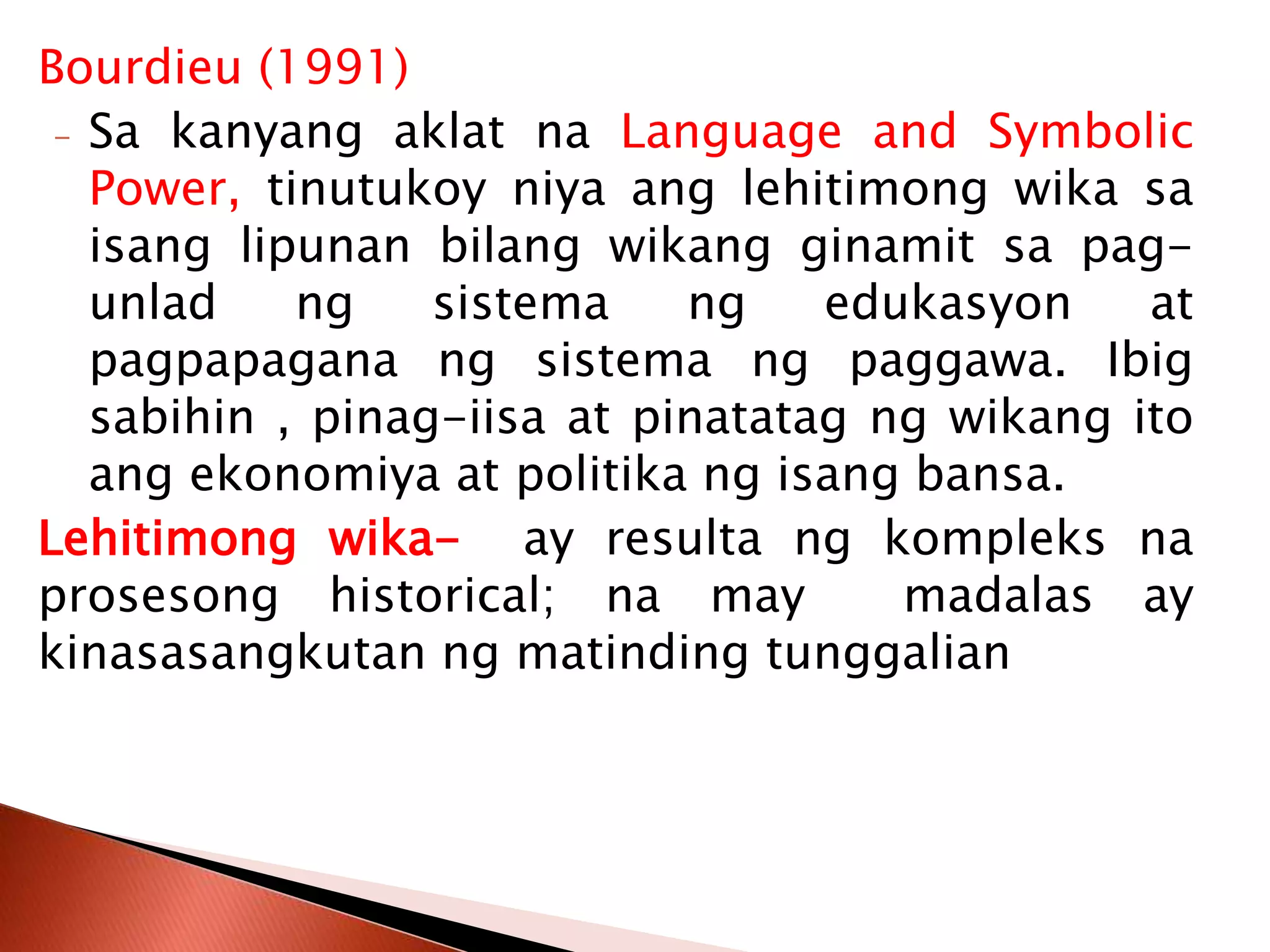 Sitwasyong pangwika | PPTX