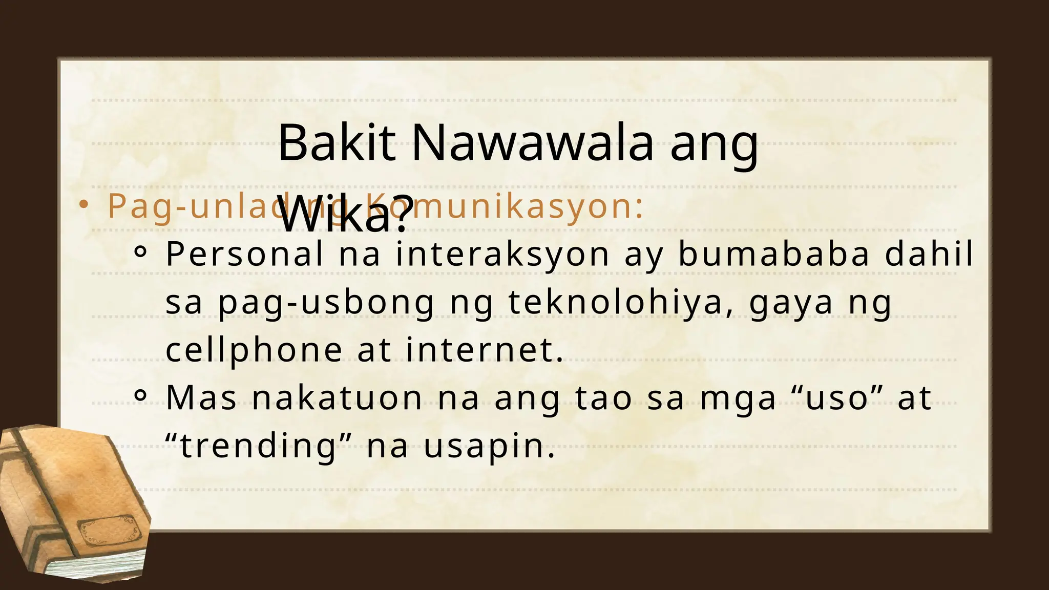Sitwasyong Pangwika sa Panahon ng Modernisasyon.pptx