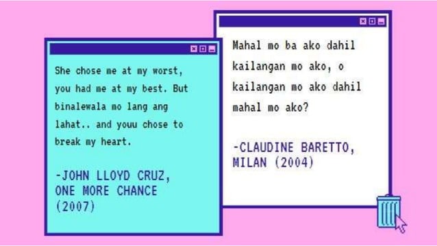 Sitwasyon ng Wikang Filipino sa Fliptop, hugot lines, at pick-up lines ...