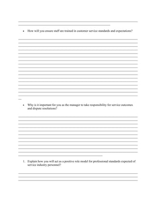 Sitxccs008 develop and manage quality customer service practices | PDF