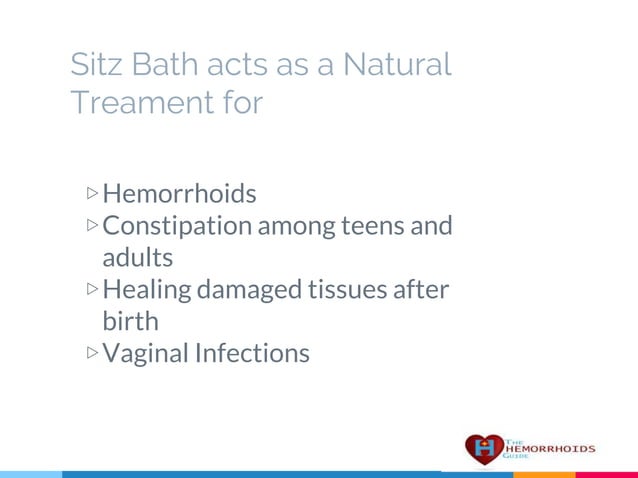 Sitz Bath - Warm Water Bath | PPTX | Bath and Shower | Personal Care