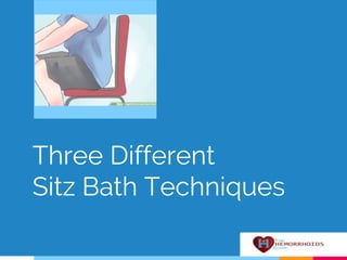 Sitz Bath - Warm Water Bath | PPTX
