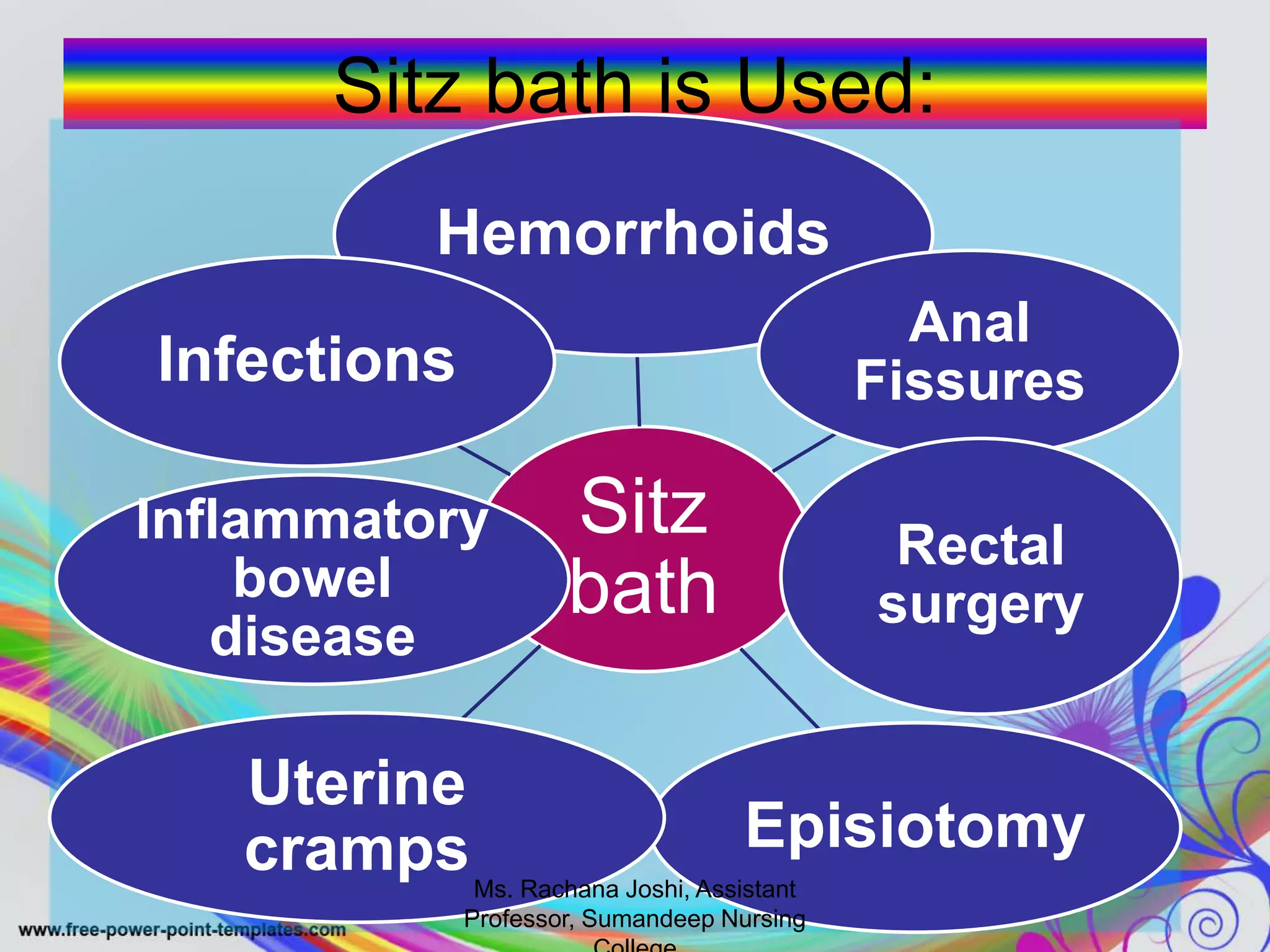 Sitz bath Procedure | PPTX