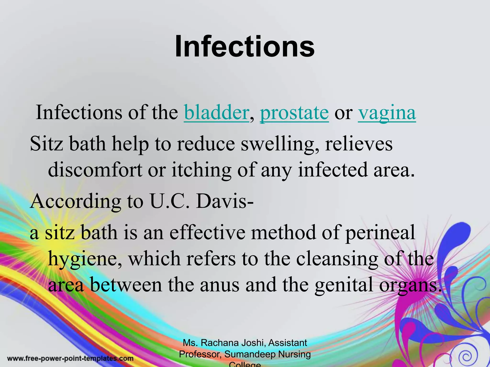 Sitz bath Procedure | PPTX