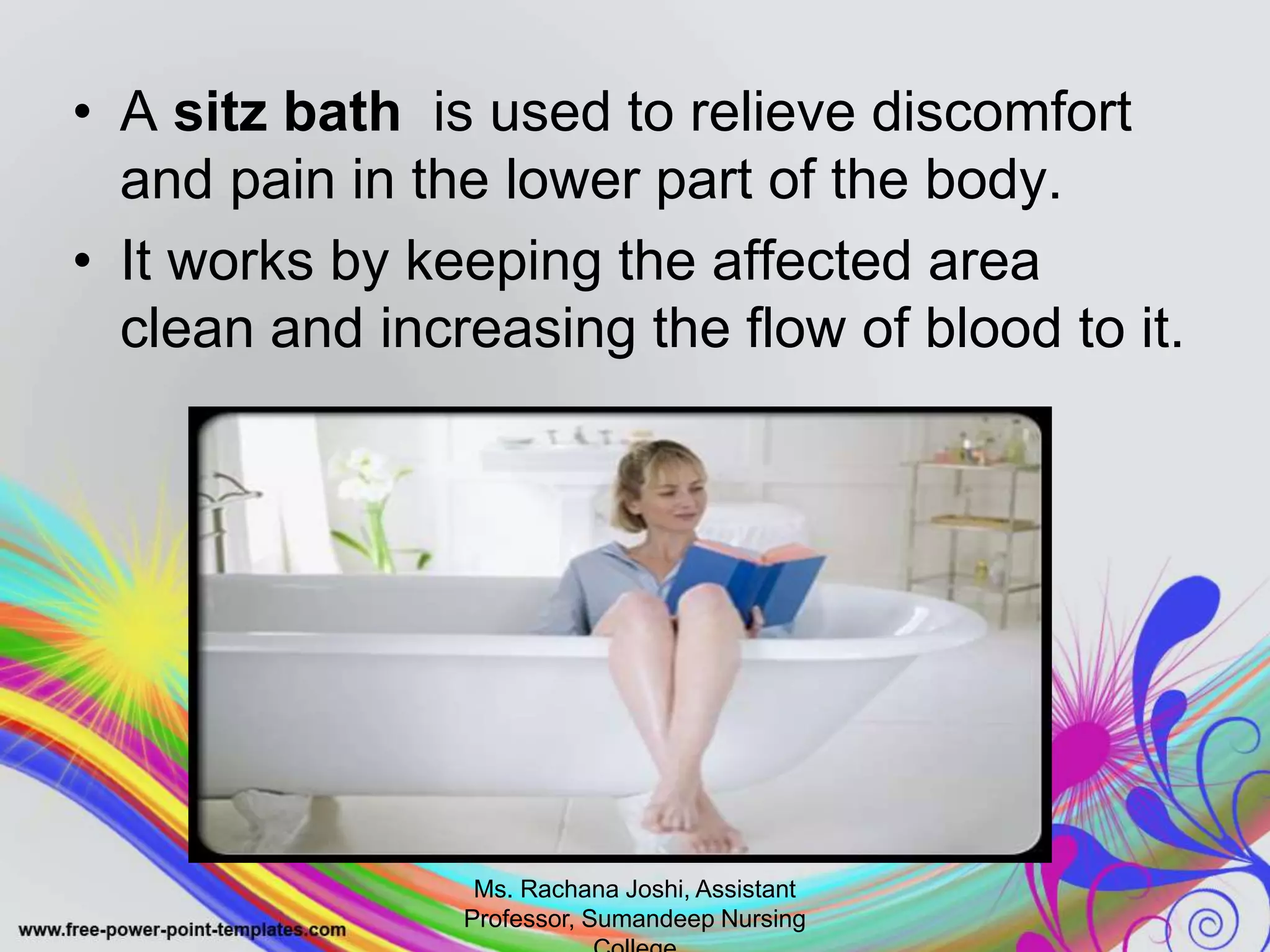 Sitz bath Procedure | PPTX