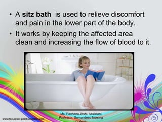 Sitz bath Procedure | PPTX
