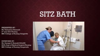 Sitz Bath procedure | PPTX