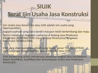 SIUJK, IUJK | PPTX
