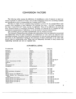 NASA SP·7012 - PHYSICAL CONSTANTS and CONVERSION FACTORS | PDF